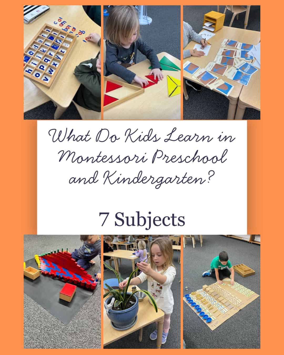 Montessori Kindergarten Curriculum | 7 Subjects | Macomb County